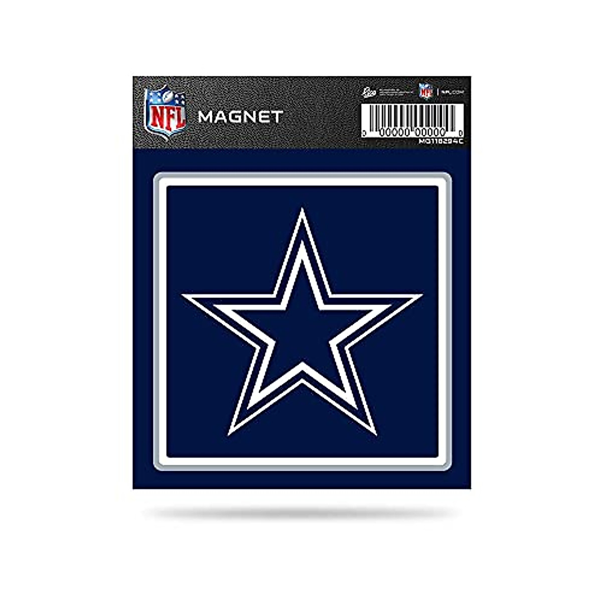 Rico Industries NFL Football Dallas Cowboys Team Logo 4" x 4" Magnet for Car, Refrigerator, Locker, Office Cabinet