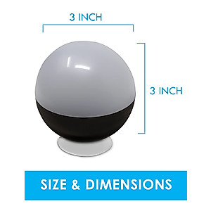 Bright Basics Ultra Bright LED Vanity Light Portable Wireless Ball Lamp Mirror Lights