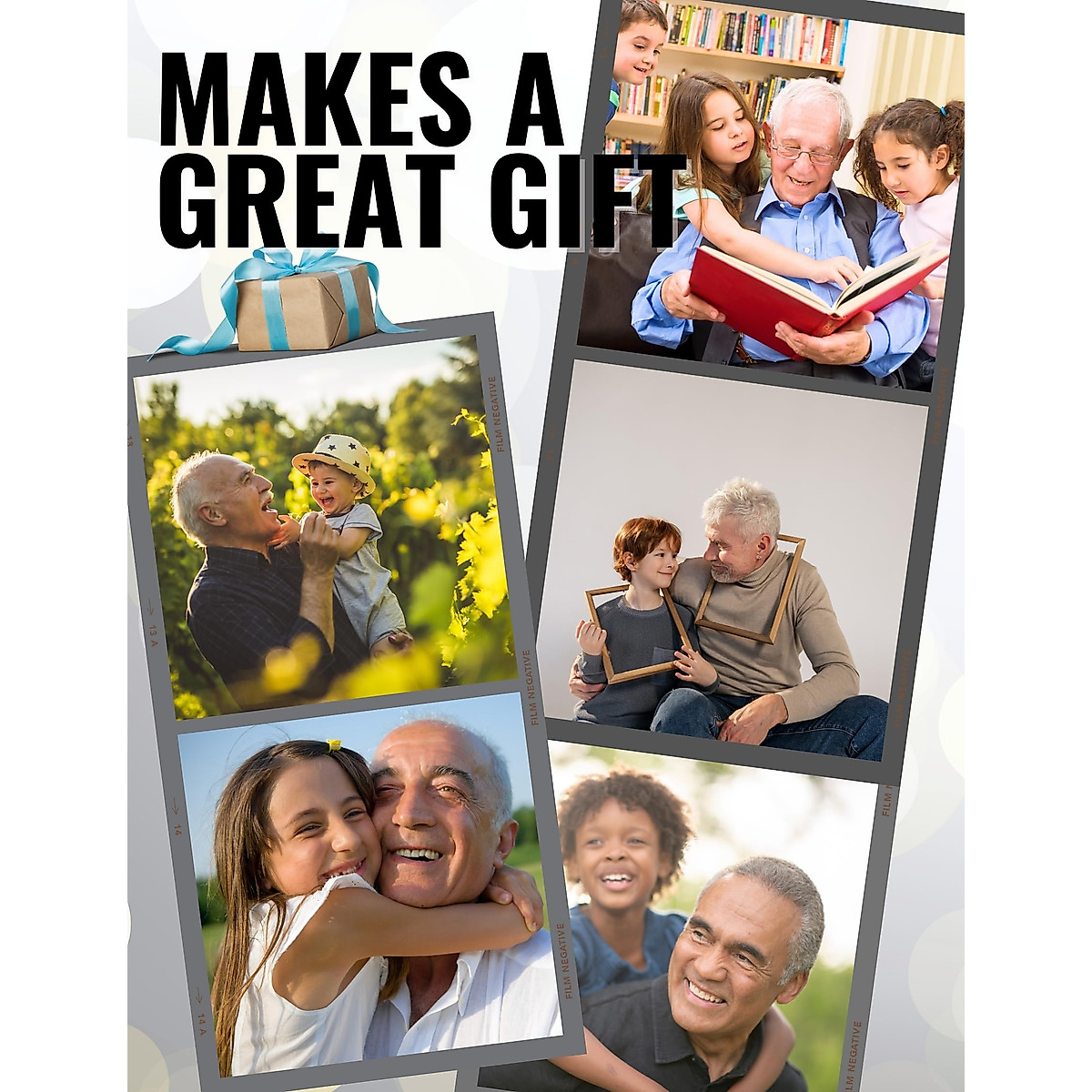 Onebttl Grandpa Gifts for Father's Day, Christmas, Birthday, 20oz Stainless Steel Tumbler with Lid and Straw from Granddaughter Grandson - Grandpa