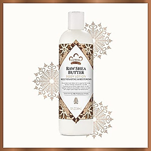 Nubian Heritage Body Lotion Raw Shea Butter for Dry Skin Paraben Free Body Lotion, 13 oz