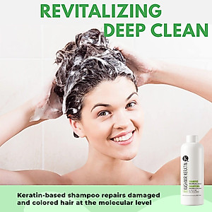 Kashmir Keratin Enriched Shampoo,Sulfate free shampoo,Paraben Free,For All Types Of Hair (16 Fl. Oz)