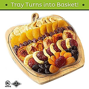 Dried Fruit Gift Basket - Healthy Huge Assortment of Dried Fruit - Gourmet Holiday Gift - Great for Birthday, Anniversary, Sympathy, Corporate Tray, Mom, Dad - Oh! Nuts