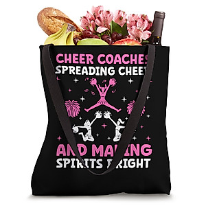 Cheerleading Coach Cheer Coach Cheerleader Cheer Training Tote Bag