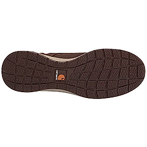 Carhartt mens Force 5" Lightweight Sneaker Soft Toe Ankle Boot, Brown Leather & Tan Duck, 10 US