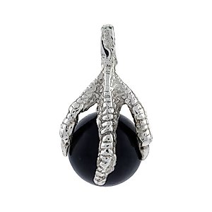 Sterling Silver Talon Pendant, 1 1/16 inch