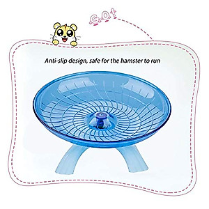 Hamster Flying Saucer, Hamster Wheel Hamster Exercise Wheels Hamster Running Wheels Rat Flying Saucer Exercise Wheel for Hamsters Gerbil Mice Guinea Pig Small Animal