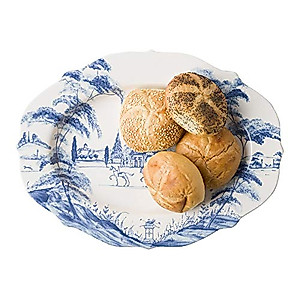 Juliska Country Estate Delft Blue 15" Serving Platter Stable
