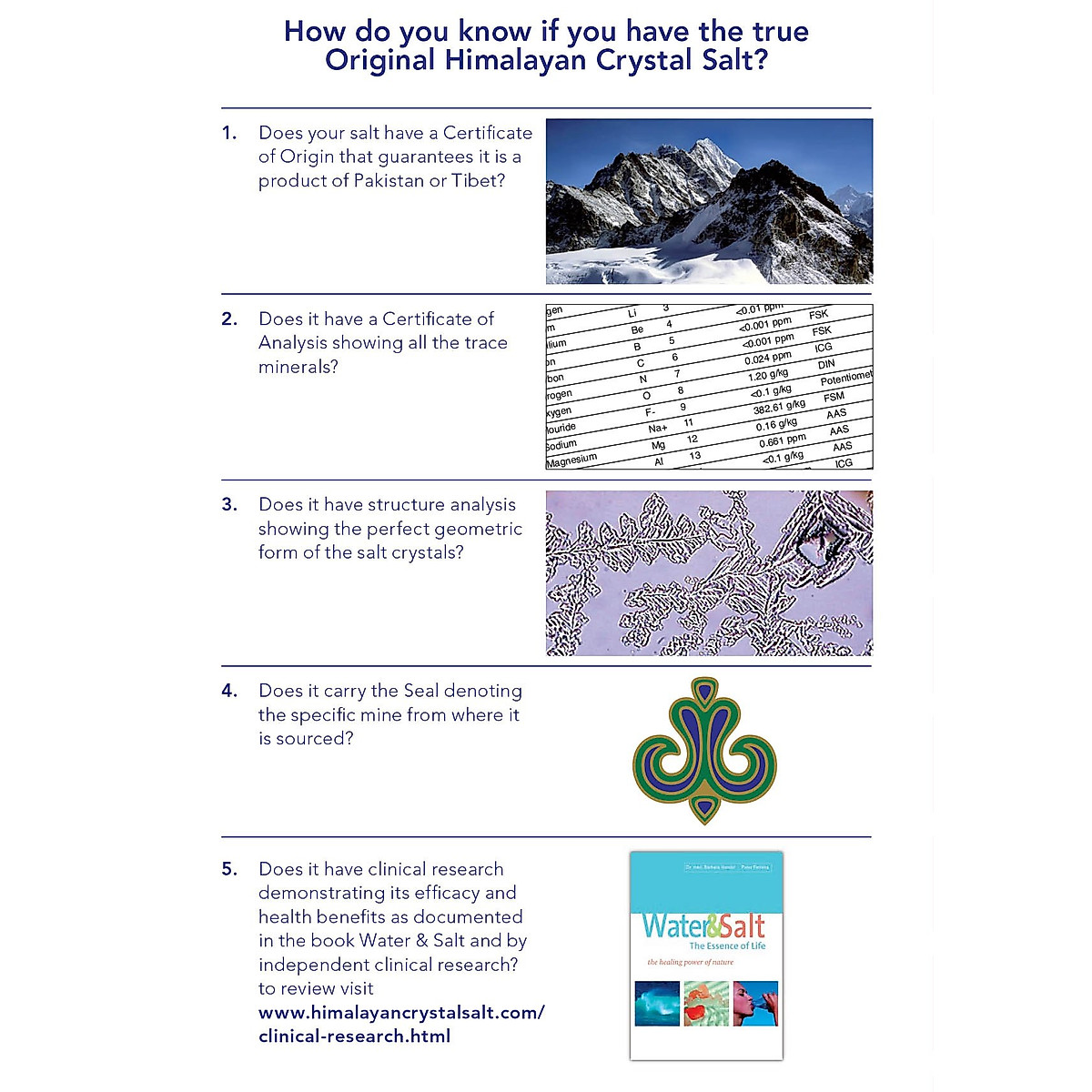 Original Himalayan Salt Crystal - Fine Granulated Culinary Salt for Cooking, Food Preparation and Health with 84 Trace Minerals - 2.2lb (1kg)