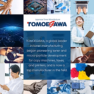 SHIKI Eco Crystal Water Resistant Laser Printer Paper & Compatible Toner Cartridge Replacement for Ricoh Lanier Savin MP C2003, etc. Black (841918)