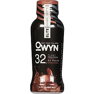 OWYN Chocolate Pro Elite Plant Protein Shake, 12 FZ