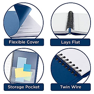 AT-A-GLANCE 2024 Monthly Planner, 7" x 8-3/4", Medium, Fashion, Blue (701242024)