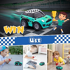 EHO Gifts for 2 3 4 5 Year Old Boys,Remote Control Car for Boys 2-5,Car Toys for Boys Age 2-5,Fast Mini Race RC Car for Kids,Toddler Toys Age 2-4,Birthday Chirstmas Gifts for Kids,Blue