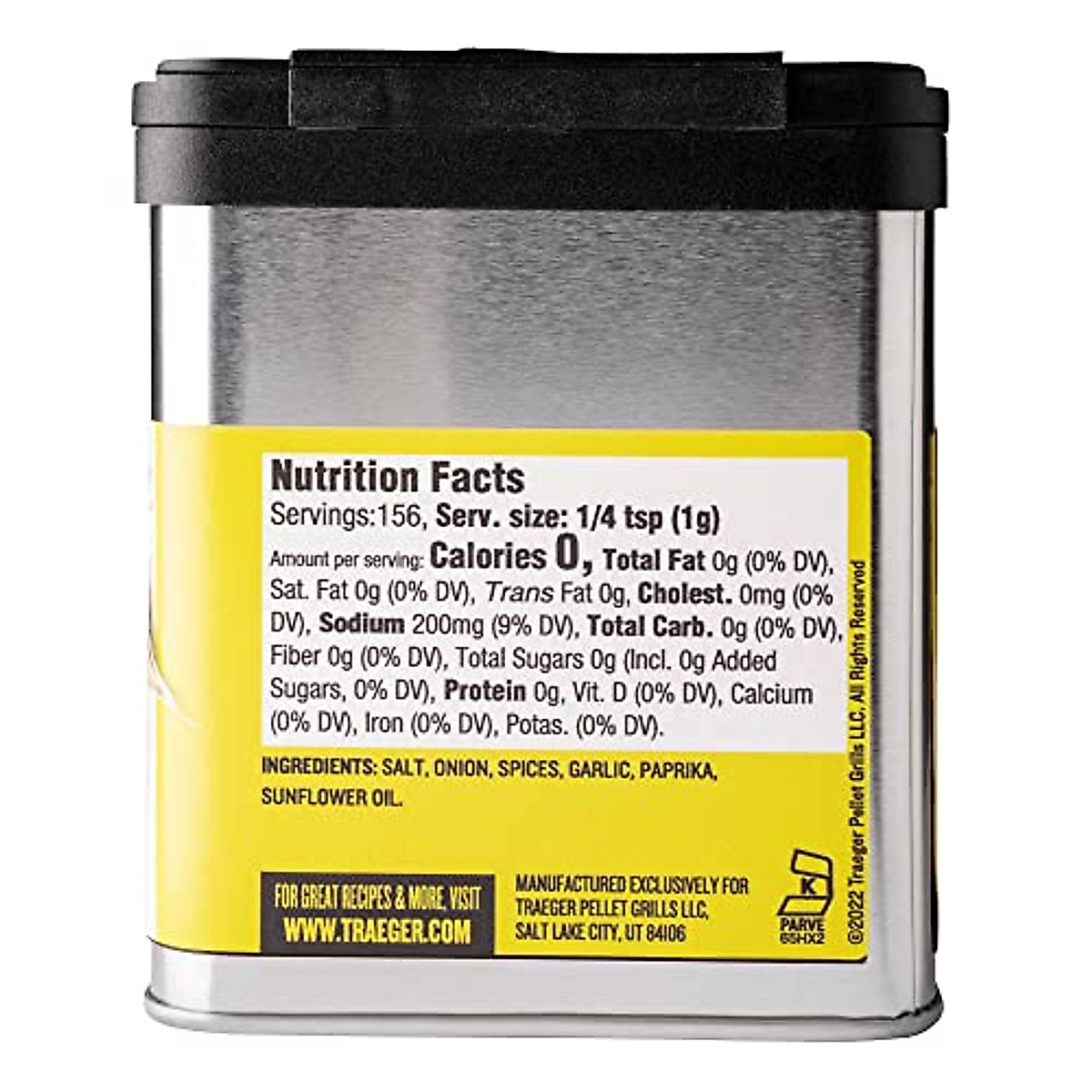 Traeger Grills SPC176 Fin and Feather Rub with Garlic, Onion, & Paprika