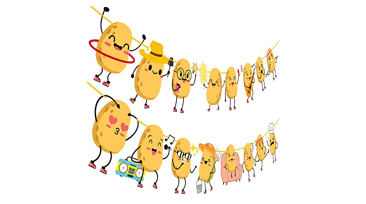 Potato Party Banners - Fun Decorations for Any Occasion