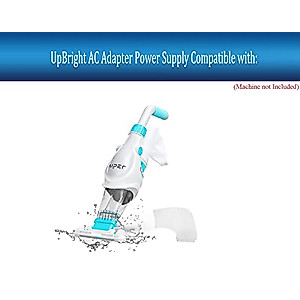 UpBright 2-Prong 12.6V AC/DC Adapter Compatible with Aiper Pilot H1 111P PilotH1 11.1V 2000mAh Li-ion Battery Handheld Rechargeable Cordless Swimming Pool Vacuum Cleaner Power Supply Cord Charger PSU