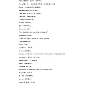 LWHwareHT Maintenance Filter Kit For Z915B Z915E, Replacement for John Deere OEM
