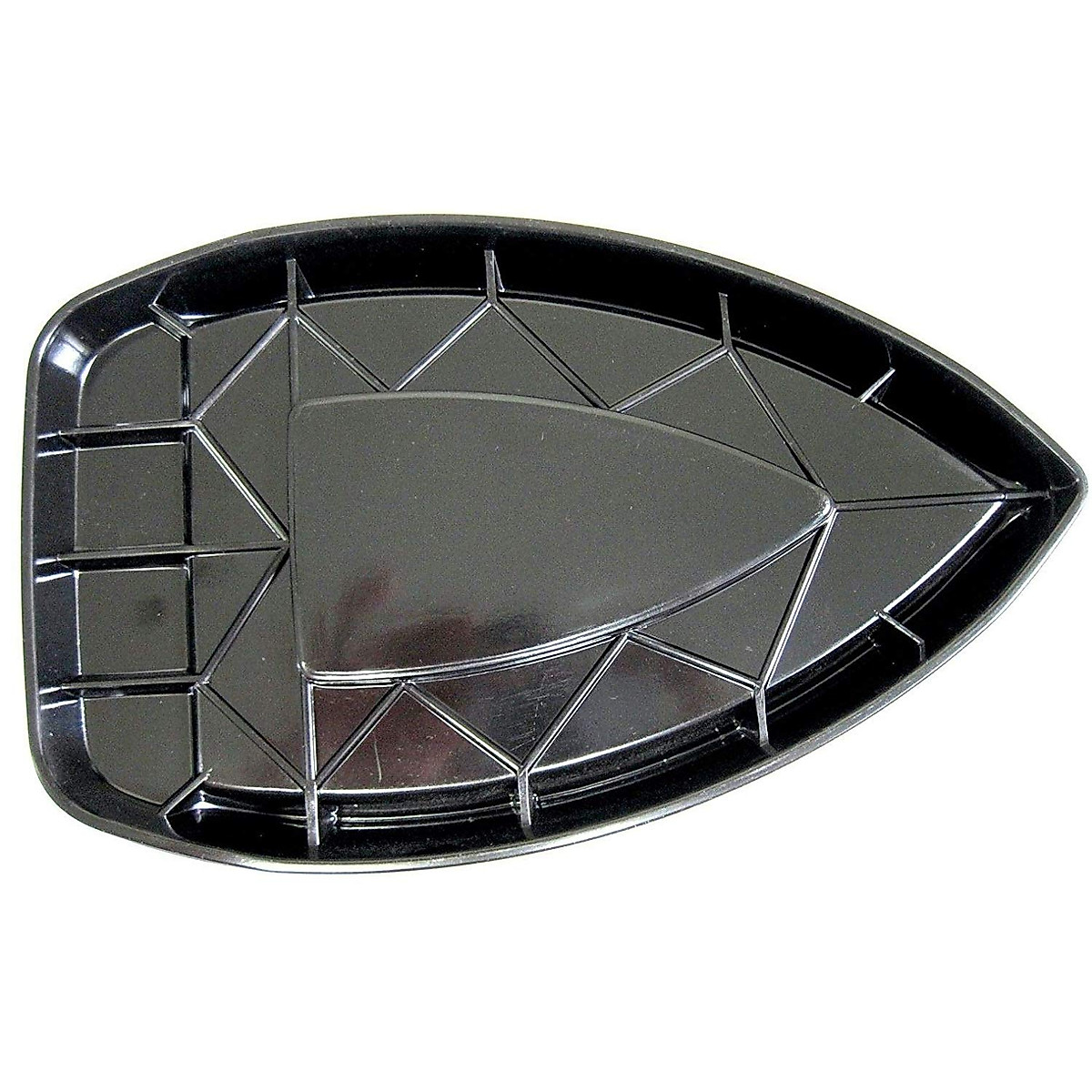 New Iron Heat Resistance Plastic Holder Stand Tray Ironing Dock Black Laundry