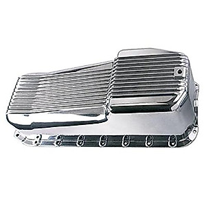 1957-79 Small Block Compatible with Chevy Finned Aluminum Oil Pan & Gasket