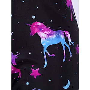 MSemis Girls' Kids 2-Piece Active Set Dance Sport Outfits Racer Back Top and Booty Short Gymnastics Dancing Clothes Night Horse 7-8