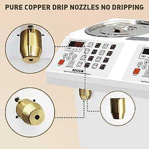 Automatic Fructose Dispenser,16L Commercial syrup dispenser,Fructose Quantitative Machine w/Double Fructose Outlets for Boba Milk Tea Bubble Tea,760W