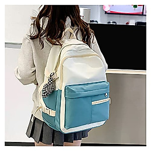 DINGZZ Fashion Nylon Women Backpack Multifunction Female College Student Travel Rucksack Cute Backpacks (Color : E, Size : 30 * 14 * 47CM)