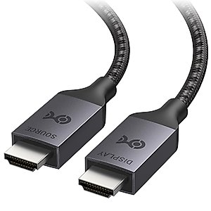 [Ultra High Speed HDMI Certified] Cable Matters Unidirectional Active 8K @60Hz Fiber Optic HDMI Cable 49.2 ft / 15m - Supporting 8K@60Hz 4K@120Hz HDR - Compatible with Xbox Series X, PS5, Apple TV, PC