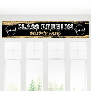 Big Dot of Happiness Reunited - School Class Reunion Party Decorations Party Banner