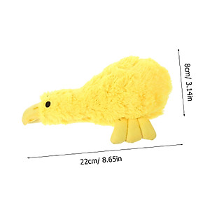 CIYODO Toys Animal Shaped Dog Squeaky Toy Shaped Dog Squeaky Toy Dog Toy Squeakers Molar Plush Small Dog