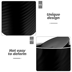 ABOOFAN Trash Can with Swing Lid 10L Plastic Wastebasket Garbage Container Waste Bin for Kitchen Bathroom Bedroom Office Under Desk