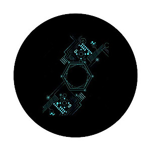 Tech Nerd Computer Geek - Computer Circuit Engineer Gifts PopSockets PopGrip: Swappable Grip for Phones & Tablets