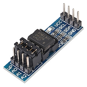ACEIRMC 6pcs AT24C256 I2C Interface 256k Bits for EEPROM Memory Module Data Storage 8P Chip Power Supply Indicator Pull Up Resistor Direct Jumper Setting Intelligent car Accessories for arduino 3.3-5V