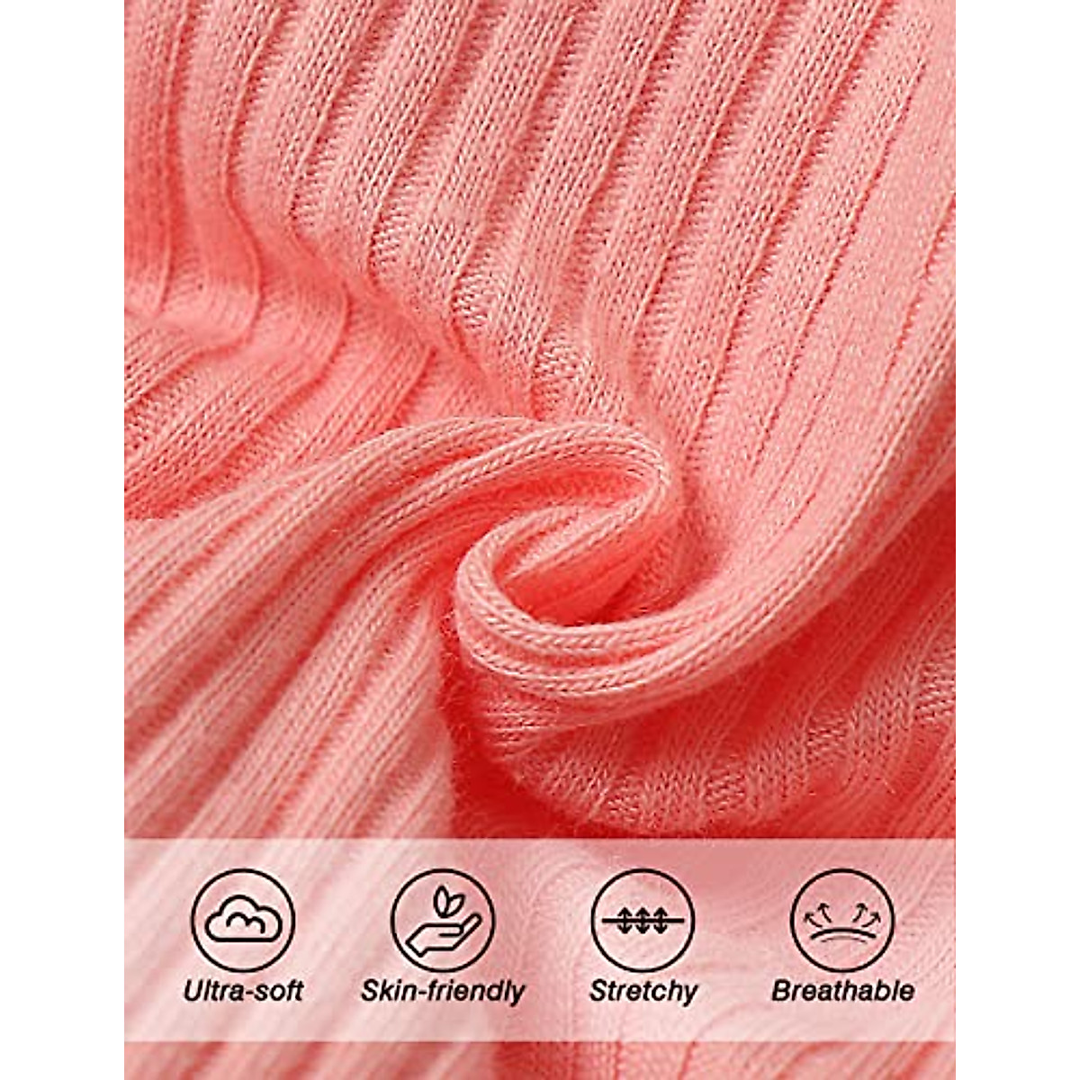 SAPGEJJDJFGE Newborn Baby Girl Clothes Infant Summer Outfits Leopard Heart Ribbed Sleeveless Top + Ruffle Shorts Set 2Pcs (Pink A, 0-3 Months)