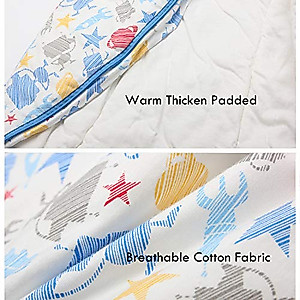 Toddler Boys Girls Sleepsack Winter Warm Wearable Blanket Sleeping Bag, Dinosaur 12-24 Months