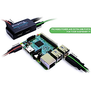 Plugable USB 2.0 4-Port High Speed Hub with 12.5W Power Adapter, Driverless