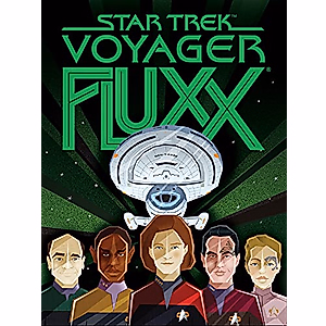 Star Trek Voyager Fluxx – Card Games Adults and Kids - 2-6 Players – Card Games for Family – 10-40 Mins of Gameplay – Games for Family Game Night – Card Games for Kids & Adults Ages 8+ - English