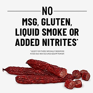 Duke's Beef Original Smoked Shorty Sausages, Keto Friendly Snack, 4 oz.