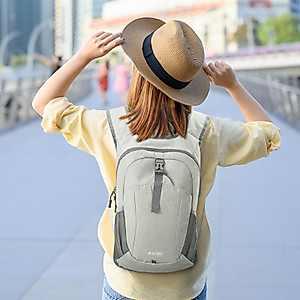 G4Free 12L Hiking Backpack, Lightweight Small Hiking Daypack for Outdoor Travel Mini Foldable Shoulder Bag