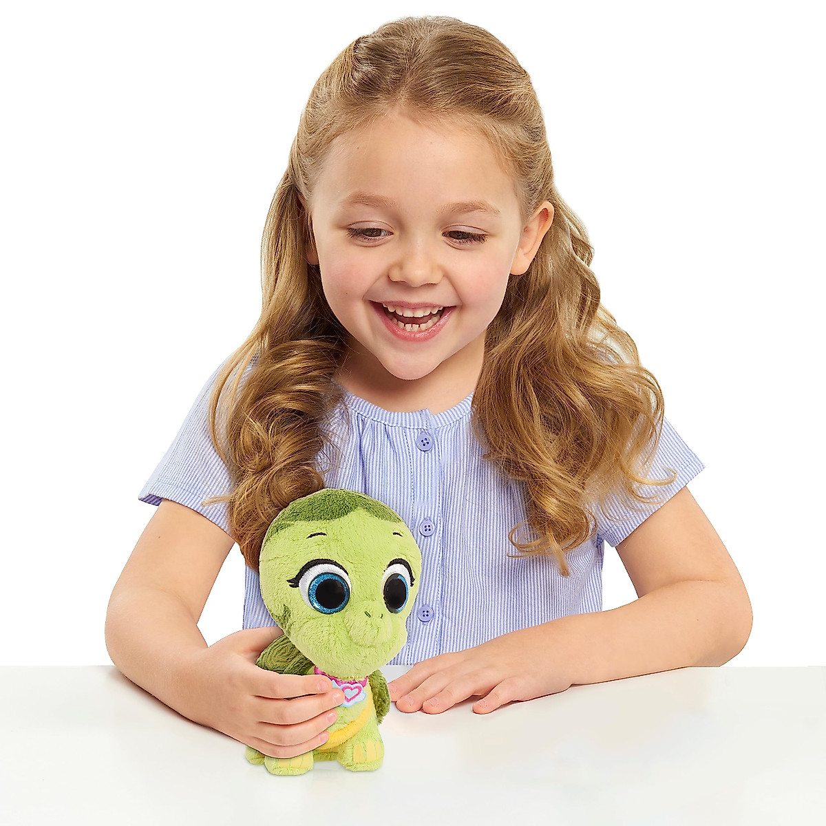 Disney Junior T.O.T.S. Tellulah the Turtle, 6-inch Bean Plush Stuffed Animal, Super Soft Plush