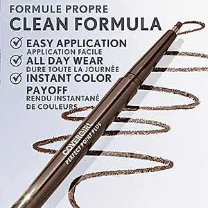COVERGIRL Perfect Point PLUS Eyeliner Pencil, Espresso .008 oz. (230 mg) (Packaging may vary)