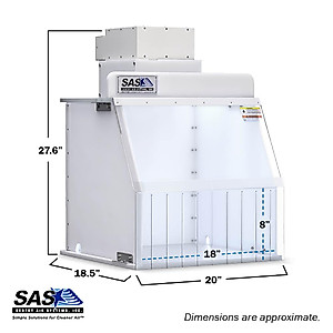 18" Wide Portable Clean Room