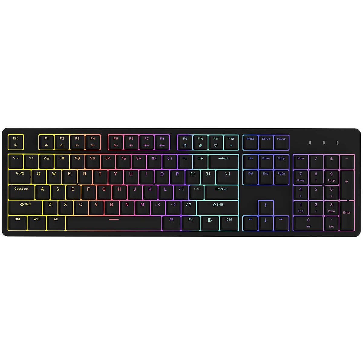 IROK FE87/104 RGB Mechanical Keyboard, Hot Swappable Gaming Keyboard, Customizable Backlit, Magnet Upper Cover Type-C Wired Keyboard for Mac Windows-Black/Brown Switch