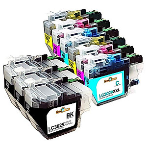 Houseoftoners Compatible Ink Cartridge Replacement for Brother LC3029 XXL LC 3029 for MFC-J5830DW MFC-J5930DW MFC-J6535DW MFC-J6935DW (3B/2C/2M/2Y, 9PK)