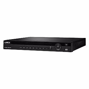 Lorex N882A38B 32 Channel, 16 PoE Port, 4K 2x4TB IP Ultra HD Pro Series Security System NVR with Lorex Cloud Connectivity, Audio, Multiple Recording Modes, Black (Recorder Only)