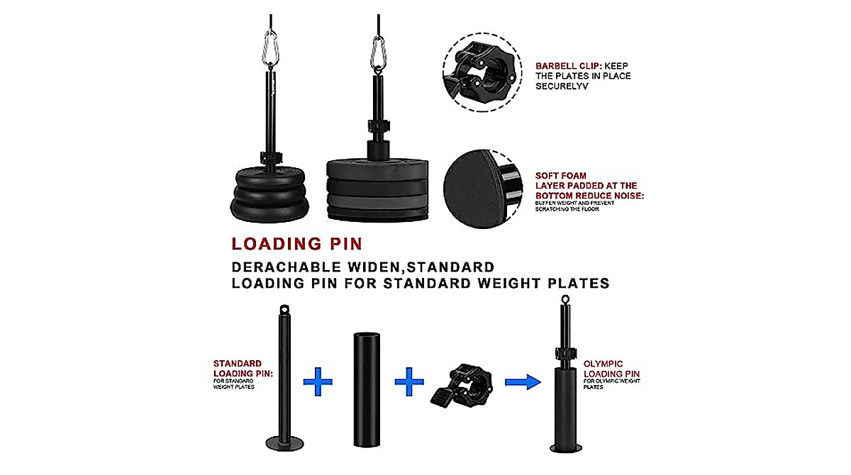 Home Gym Pulley System for Full Body Workout | Adjustable & Durable