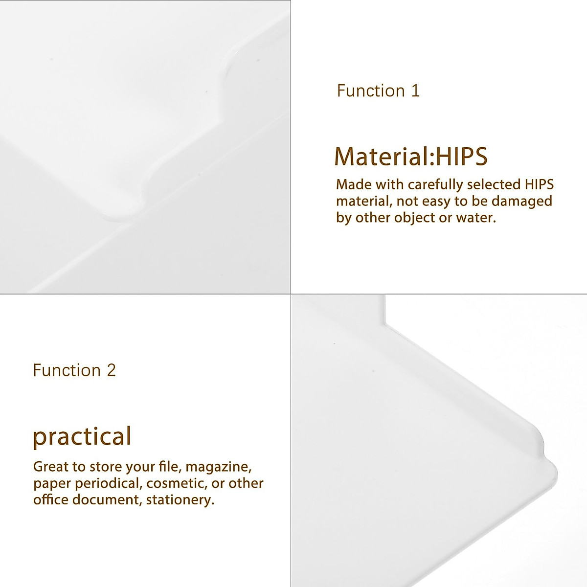 Cabilock 2pcs Desk Pen Holder Stand Office Supplies Office Pen Holder Office Supply Organizers and Storage Bins Desktop Stationery Organizer Desktop Makeup Container File Storage Shelf