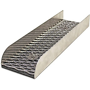 Sluice Fox Pocket Gold Sluice Box - 12 inch Portable Aluminum Alloy Mini Sluice Box with Miner's Moss and Sluice Box V Matting - Prospecting Gold Sluice for Gold panning Tool Kits