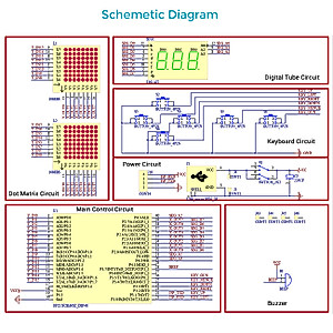Simple Hand-held LED Game Console DIY Soldering Practice Kit Electronics Soldering Learning Classic Game Kit with Clear Acrylic Case