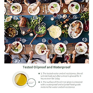 Chinette Paper Plates Dinner (7 inch 50 Pcs) + Disposable Plates (9 inch 50 Pcs), Dessert Plates Disposable, Compostable Biodegradable Dinner Plates, Set of 100, Suitable for Restaurant/Fast Food Shop