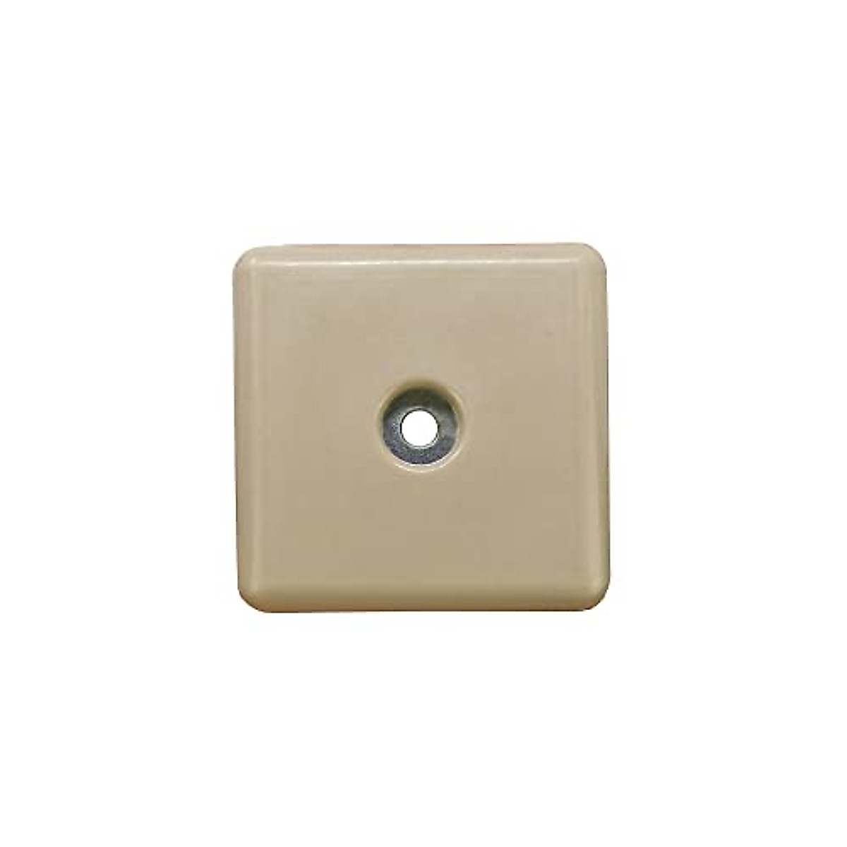 Shepherd Hardware 9244 2-1/8-Inch Square, Adhesive Slide Glide Furniture Sliders, 4-Pack , Beige