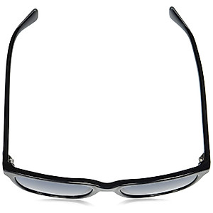 Polo Ralph Lauren Men's PH4167 Square Sunglasses, Shiny Black/Dark Blue, 56 mm